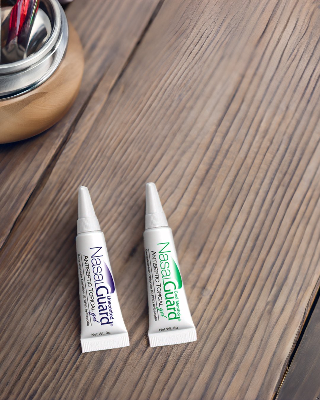 NasalGuard Antiseptic Topical Gel – NasalGuard Airborne Particle Blocker